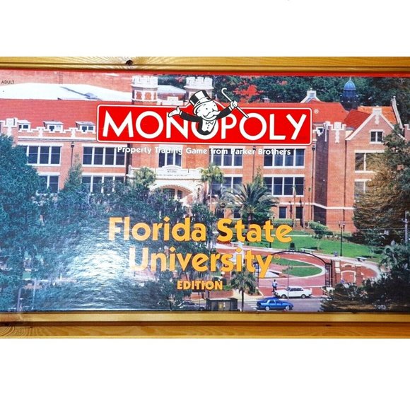 Hasbro | Games | Vintage Monopoly Florida State University Edition 998 ...